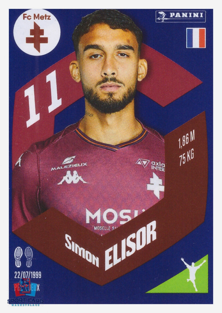 Panini Foot 2024 #226 Simon Elisor FC Metz